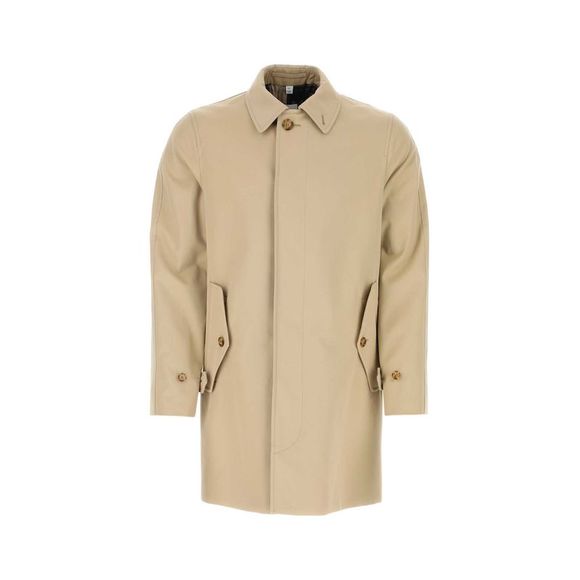 Burberry | Jackets & Coats | Burberry Beige Gabardine Overcoat | Poshmark